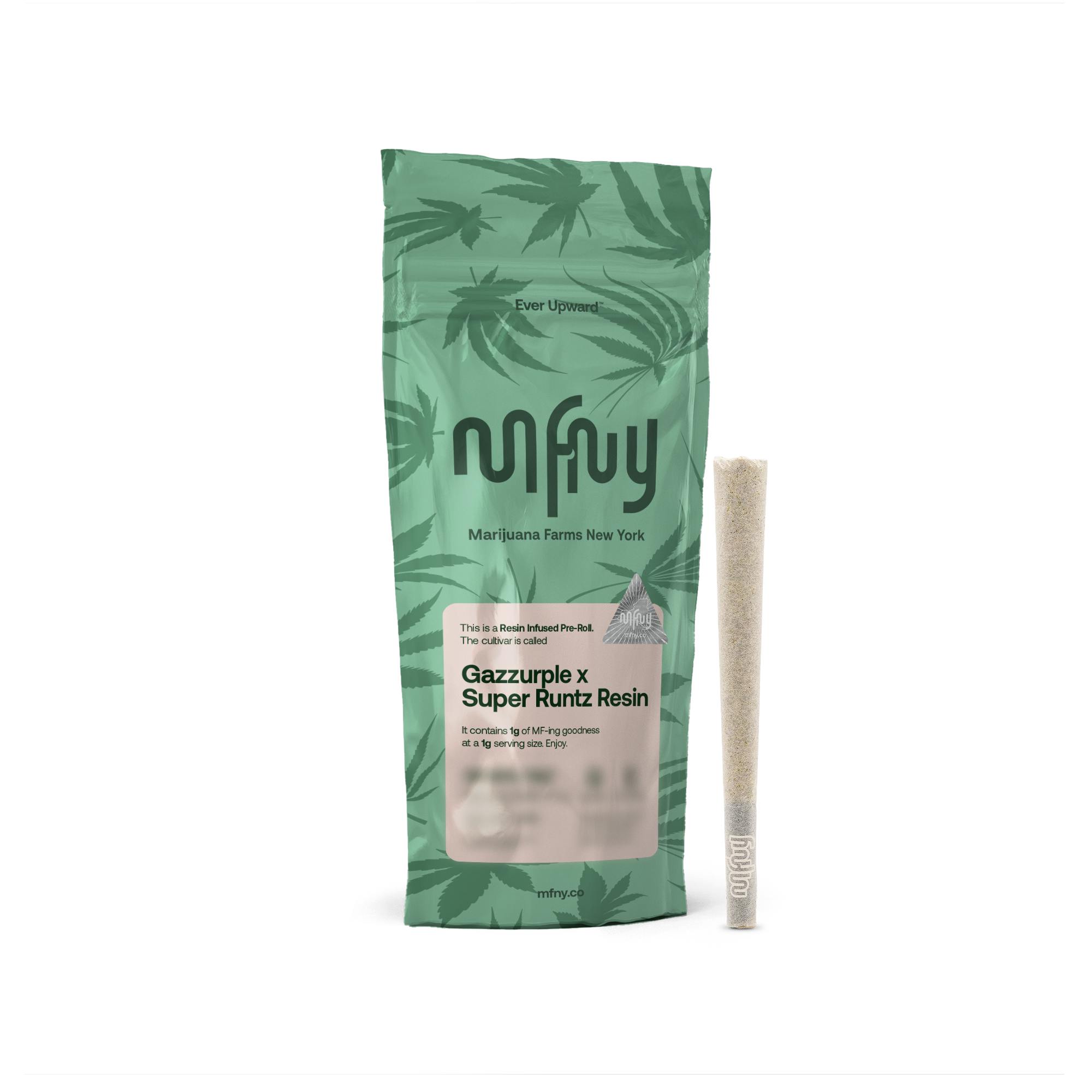 MFNY Gazzurple x Super Runtz Live Resin | Infused Pre-Roll - Doobie MFNY Gazzurple x Super Runtz Live Resin | Infused Pre-Roll - Doobie