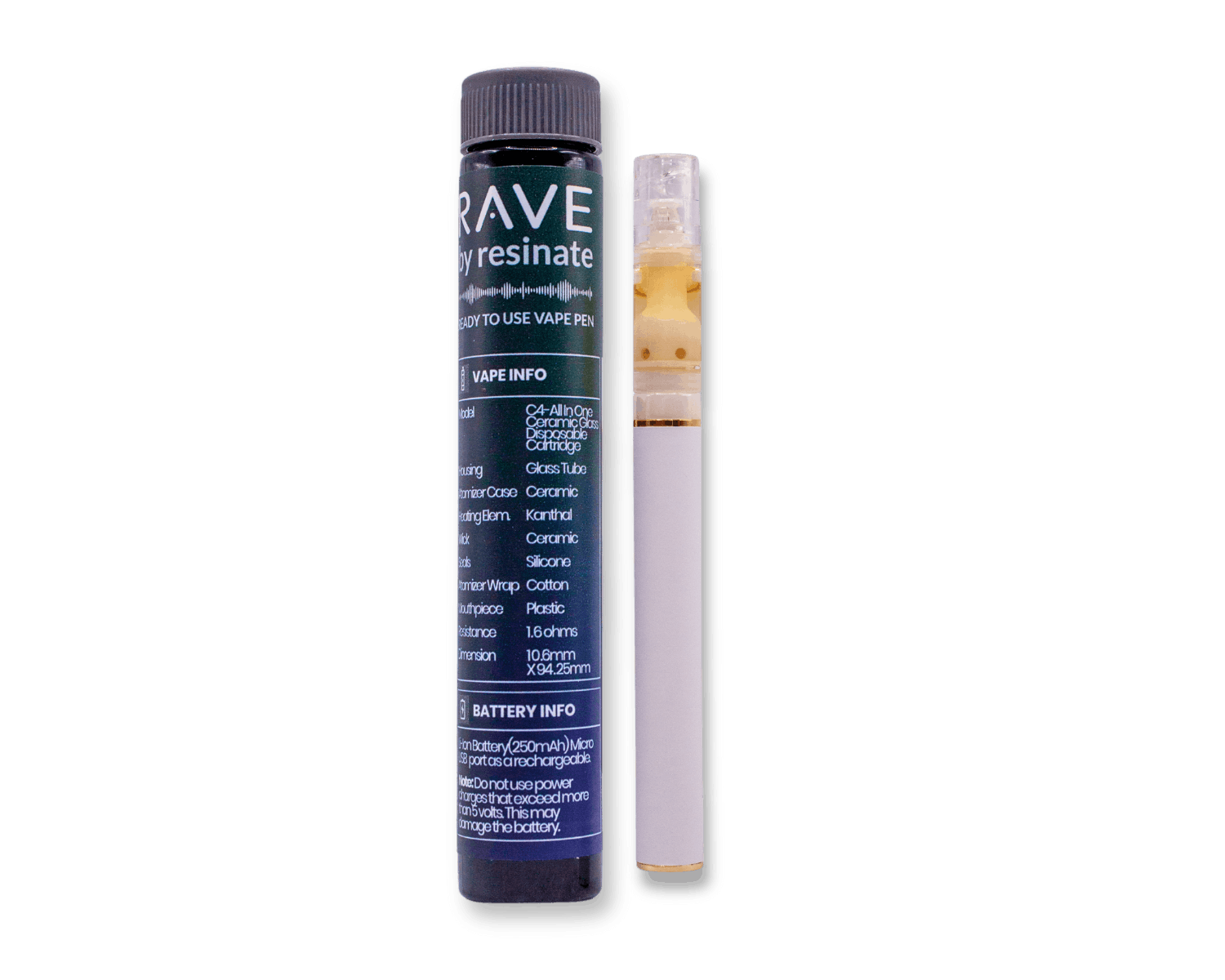 Rave Strawberry Banana Lemon | Rosin Disposable Pen - Resinate ...