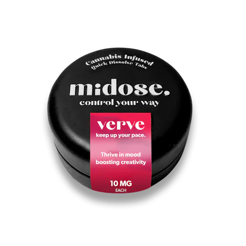 Dissolvable Melts | midose | Verve Melts Hint Of Citrus [10pk] - Mission Dispensaries