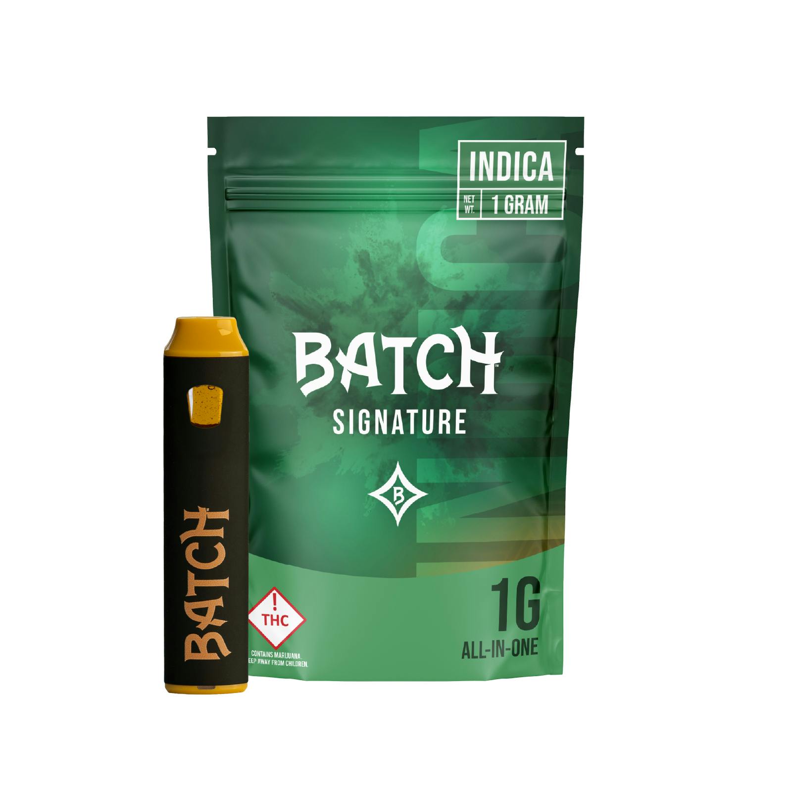 Batch | AIO | Signature Indica Dante’s Inferno | 1 g 1g Vaporizers ...
