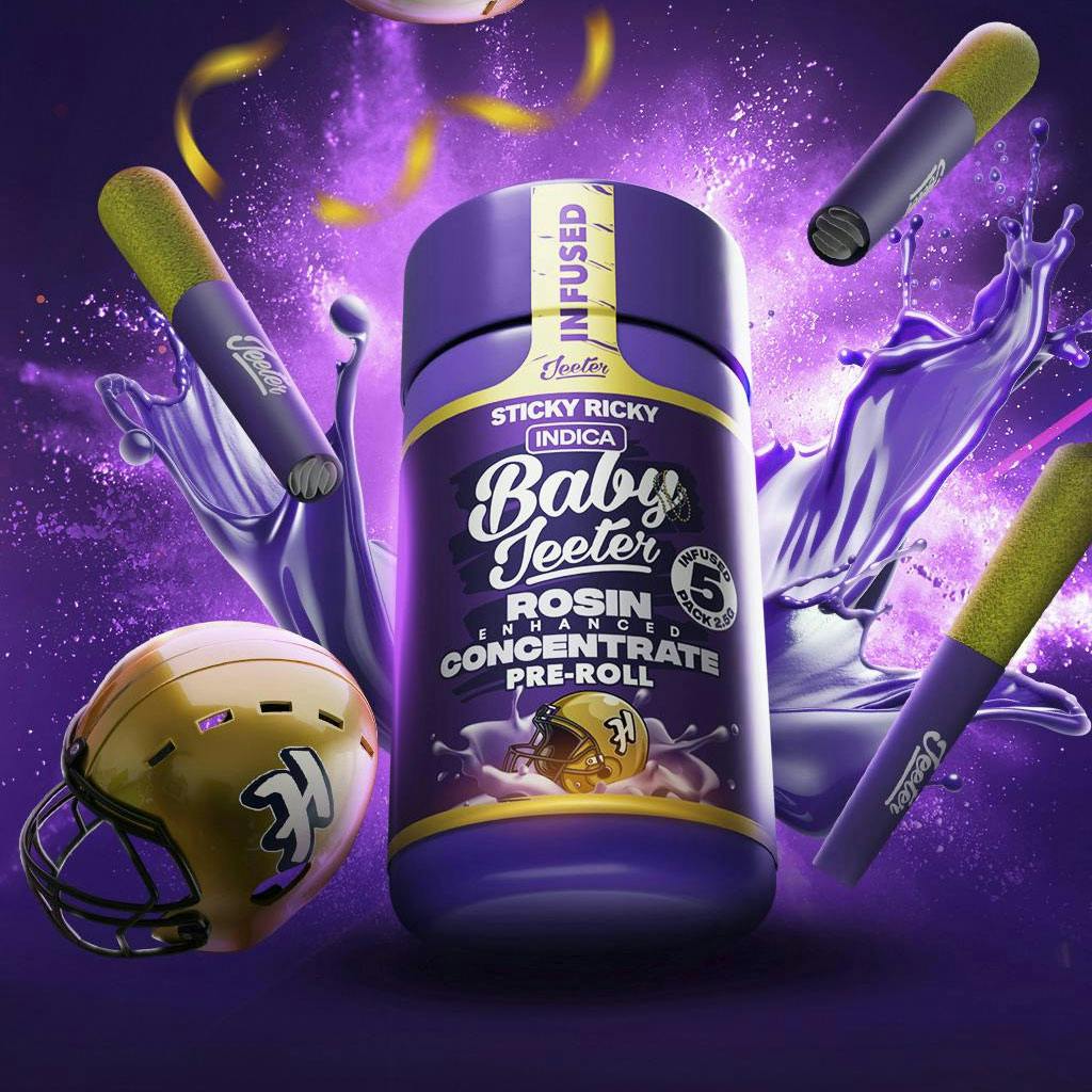 Sticky Ricky - 5pk - THCA - Live Rosin Infused Pre-Rolls | Cookies ...