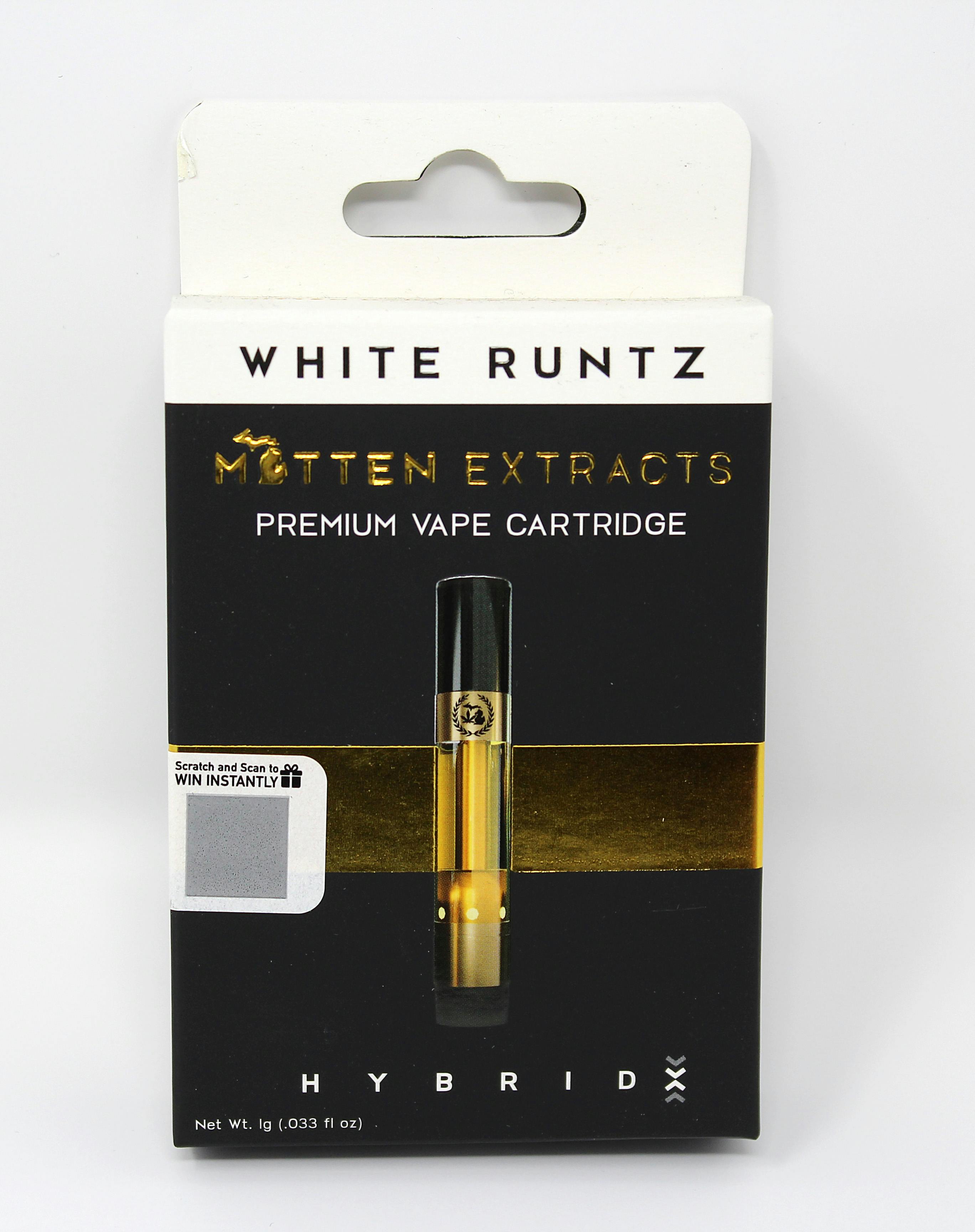MITTEN EXTRACTS | Vape Cartridge | White Runtz