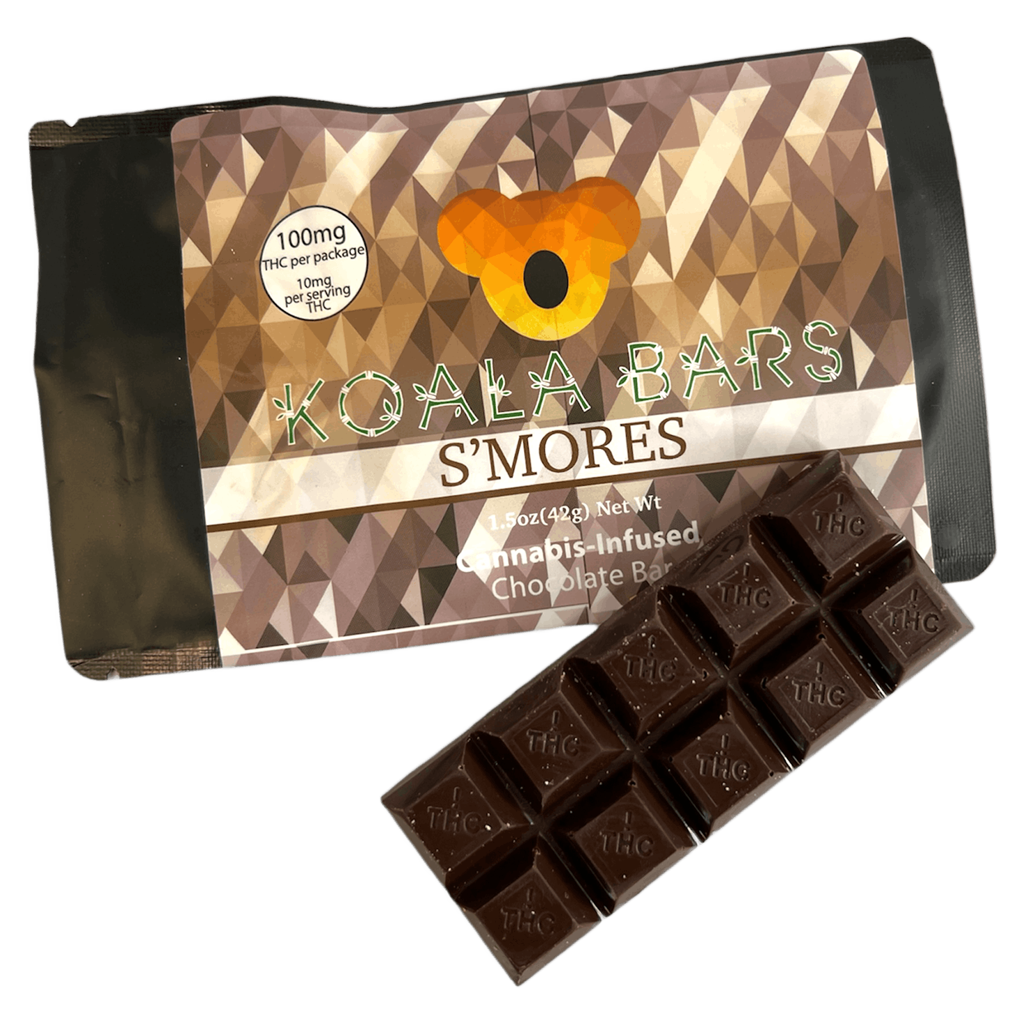 Koala Smores Bar 100mg | Native Roots Cannabis