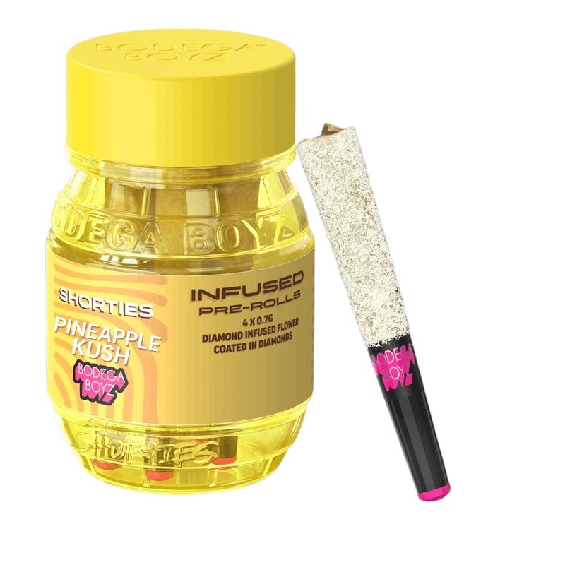 The Flowery NY | Bodega Boyz Pineapple Kush Infused Prerolls 4pk 2.8G