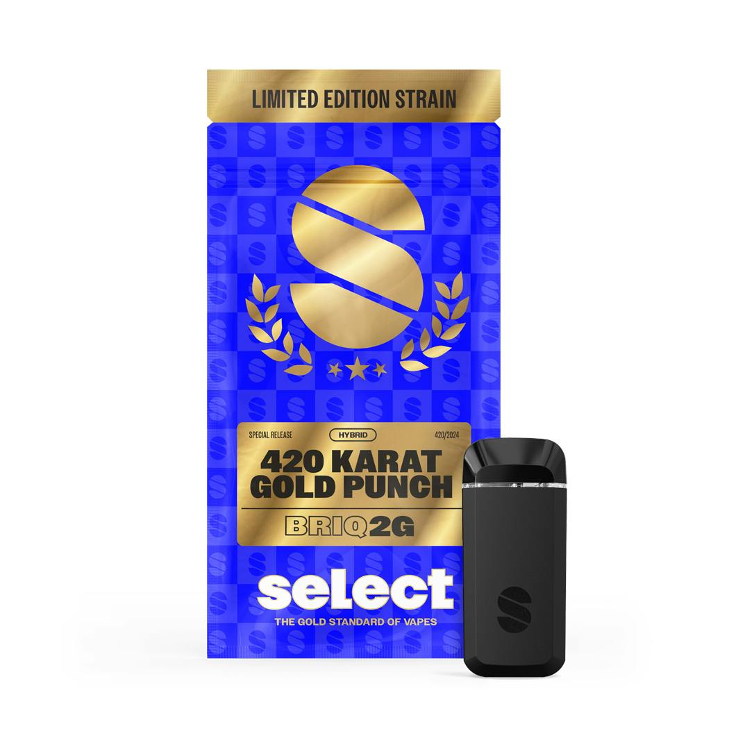 Select Briq Essentials 420K Gold Punch Disposable