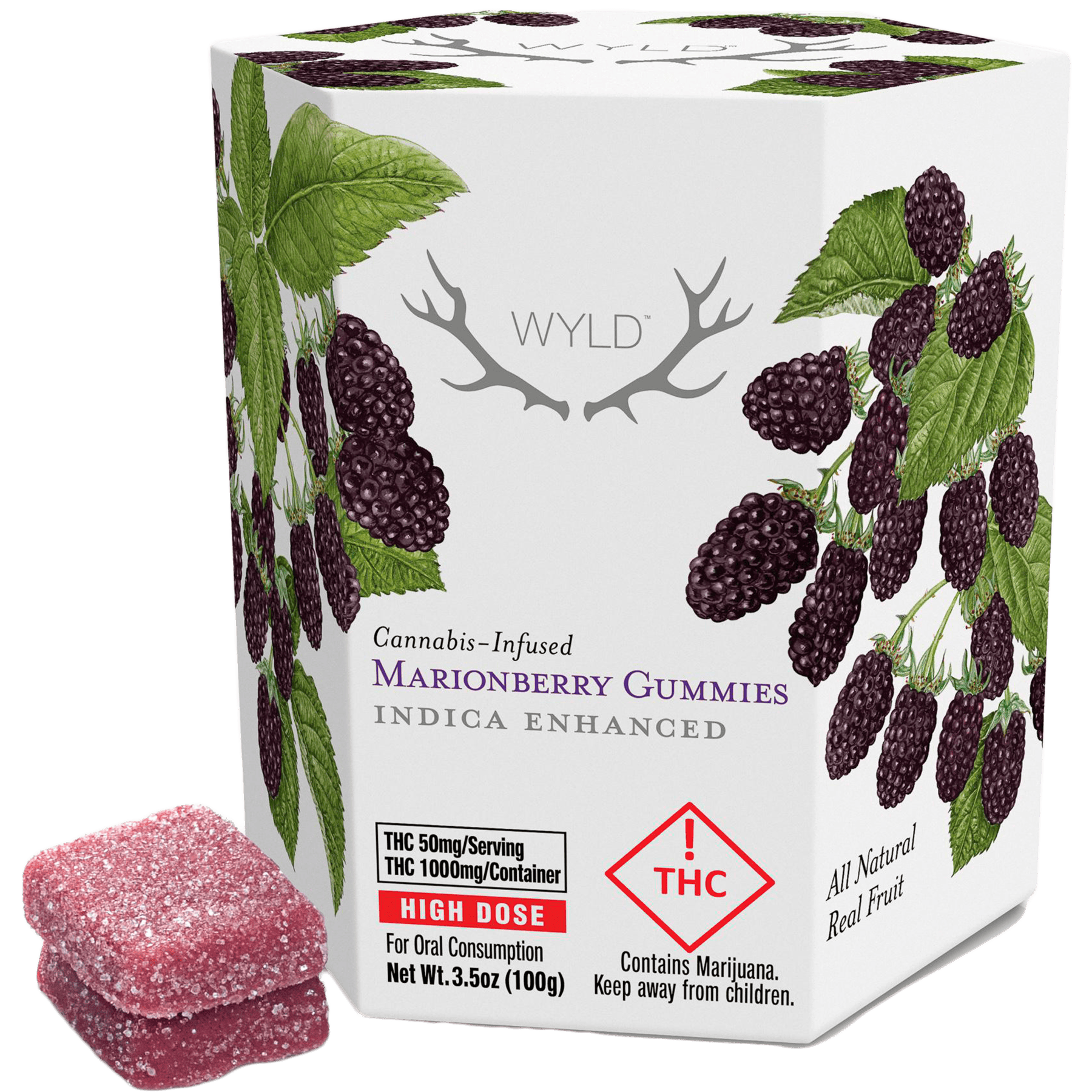 WYLD Marionberry Gummies | MED | Native Roots Cannabis