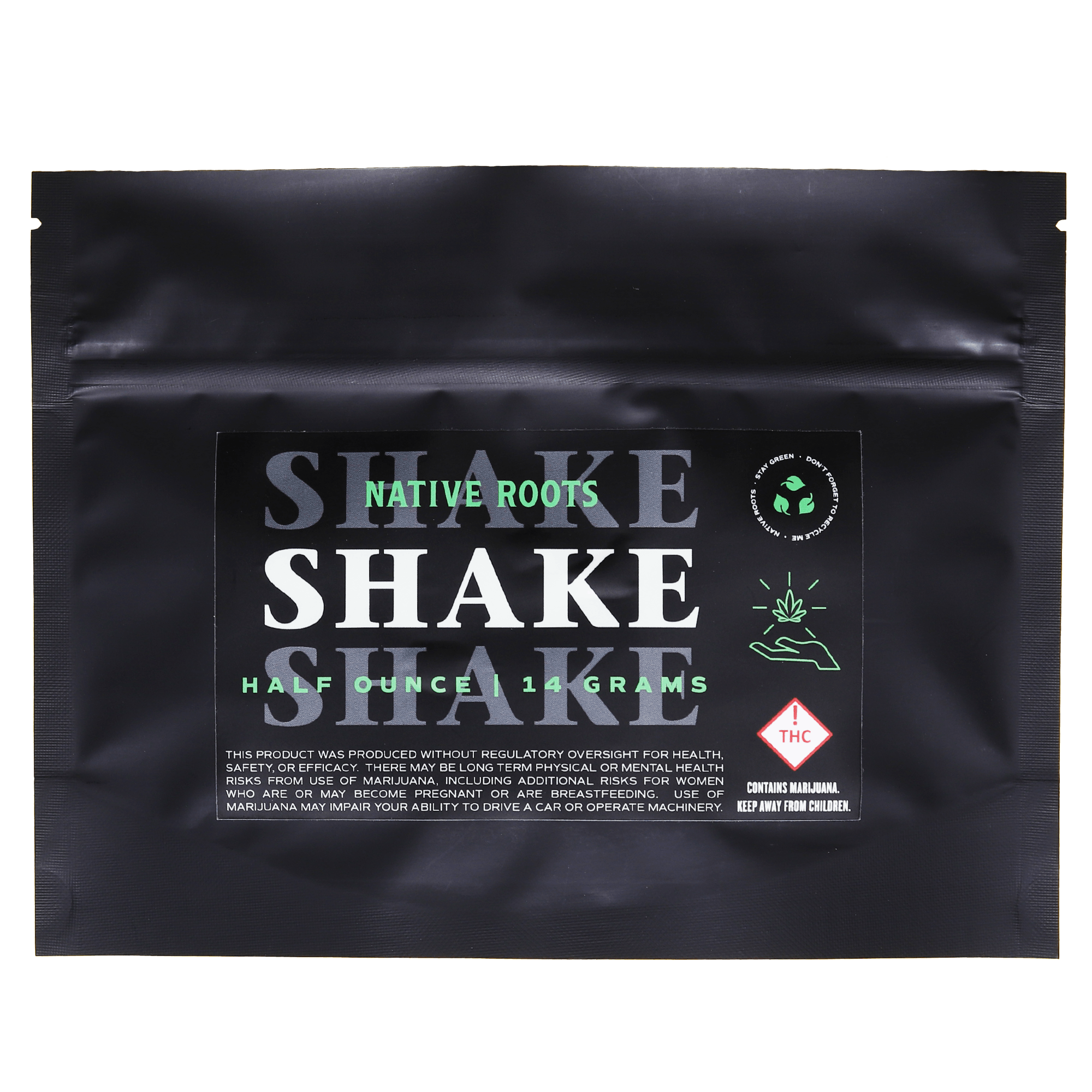 Green Label Alien Bubba x Super Lemon Haze Shake PP | Native Roots Cannabis