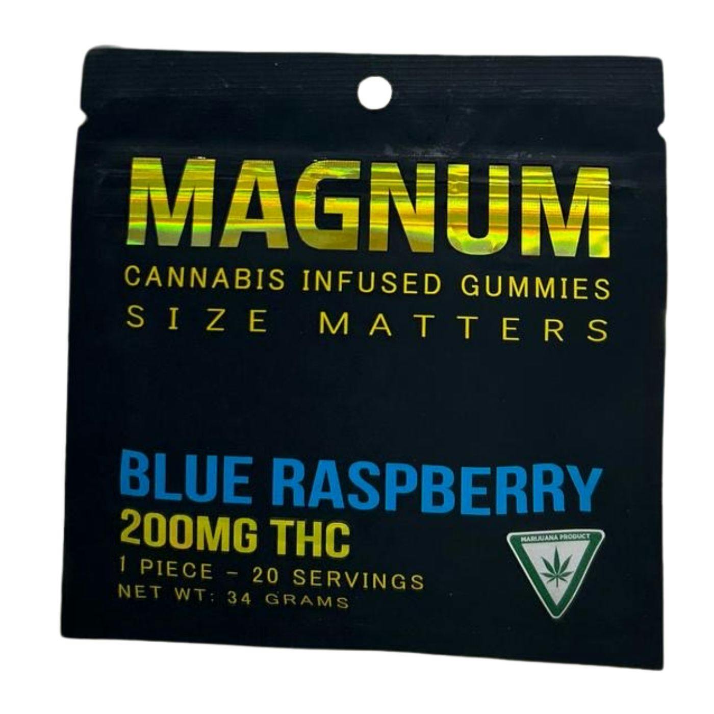 Magnum - Blue Raspberry Gummies 200mg