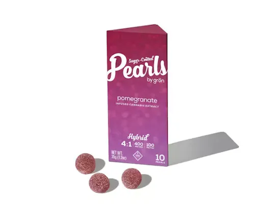 Gron: 4:1 CBD:THC Pomegranate Pearls - 10pk 102mg - Saphyre Dispensary Gron: 4:1 CBD:THC Pomegranate Pearls - 10pk 102mg - Saphyre Dispensary