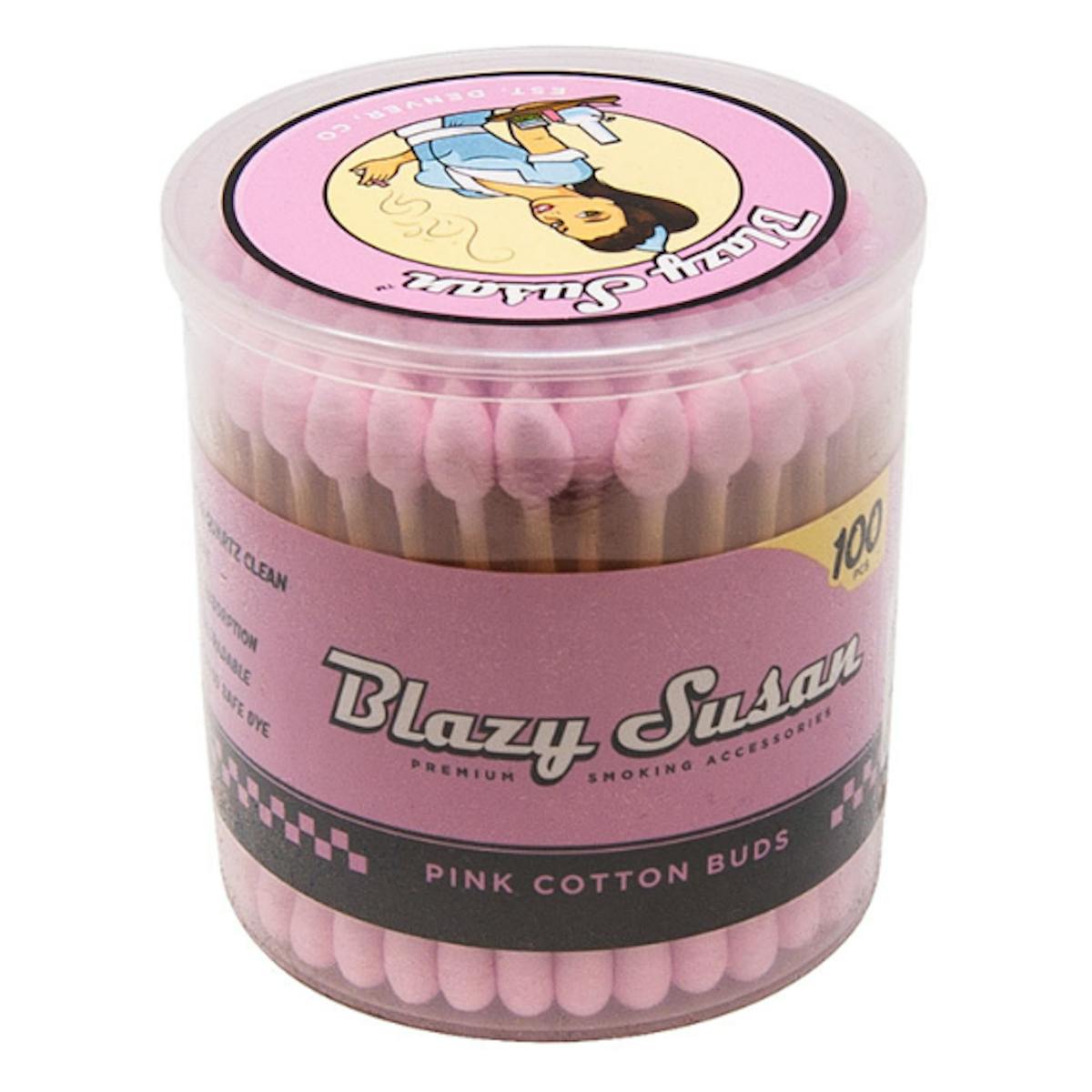 Blazy Susan Pink Cotton Buds 100pk - Stories Cannabis - Blazy Susan ...
