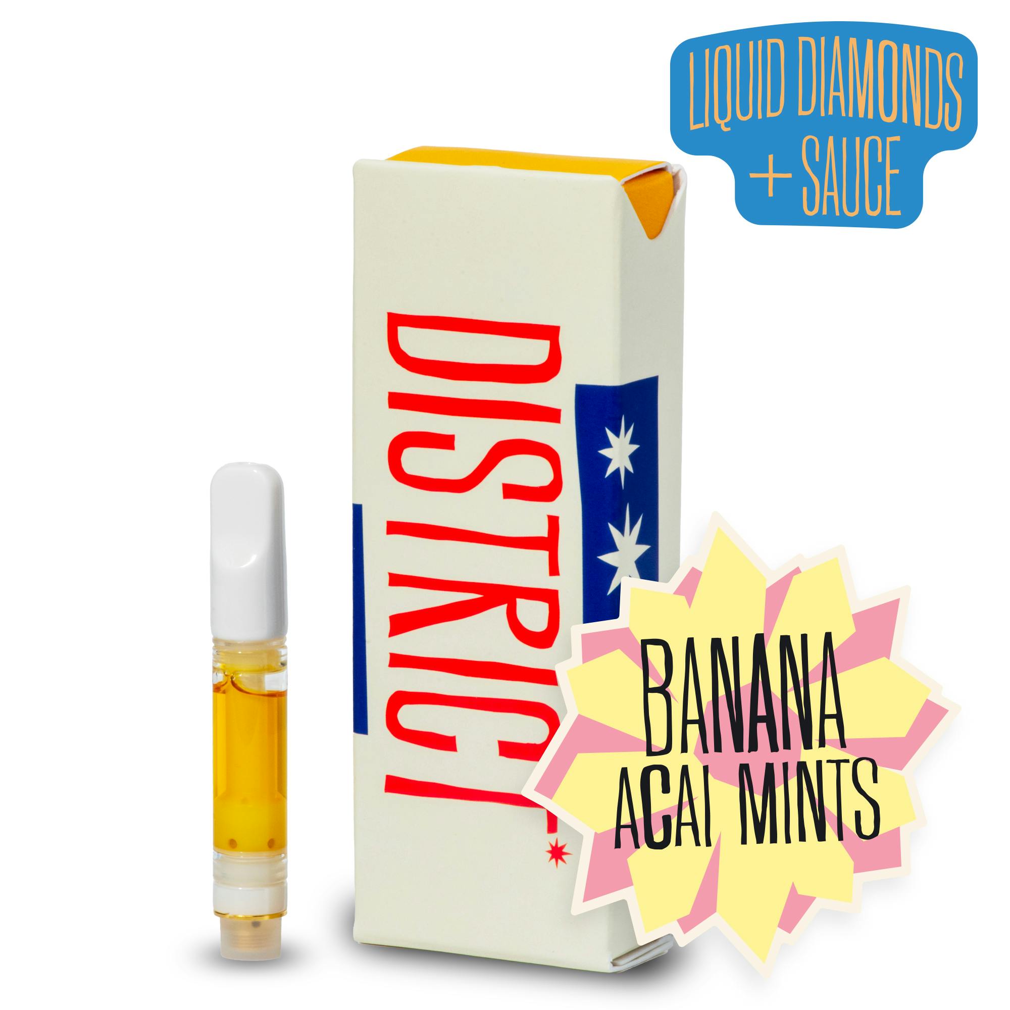 Shop District Cannabis Banana Acai Mints Liquid Diamonds and Sauce ...