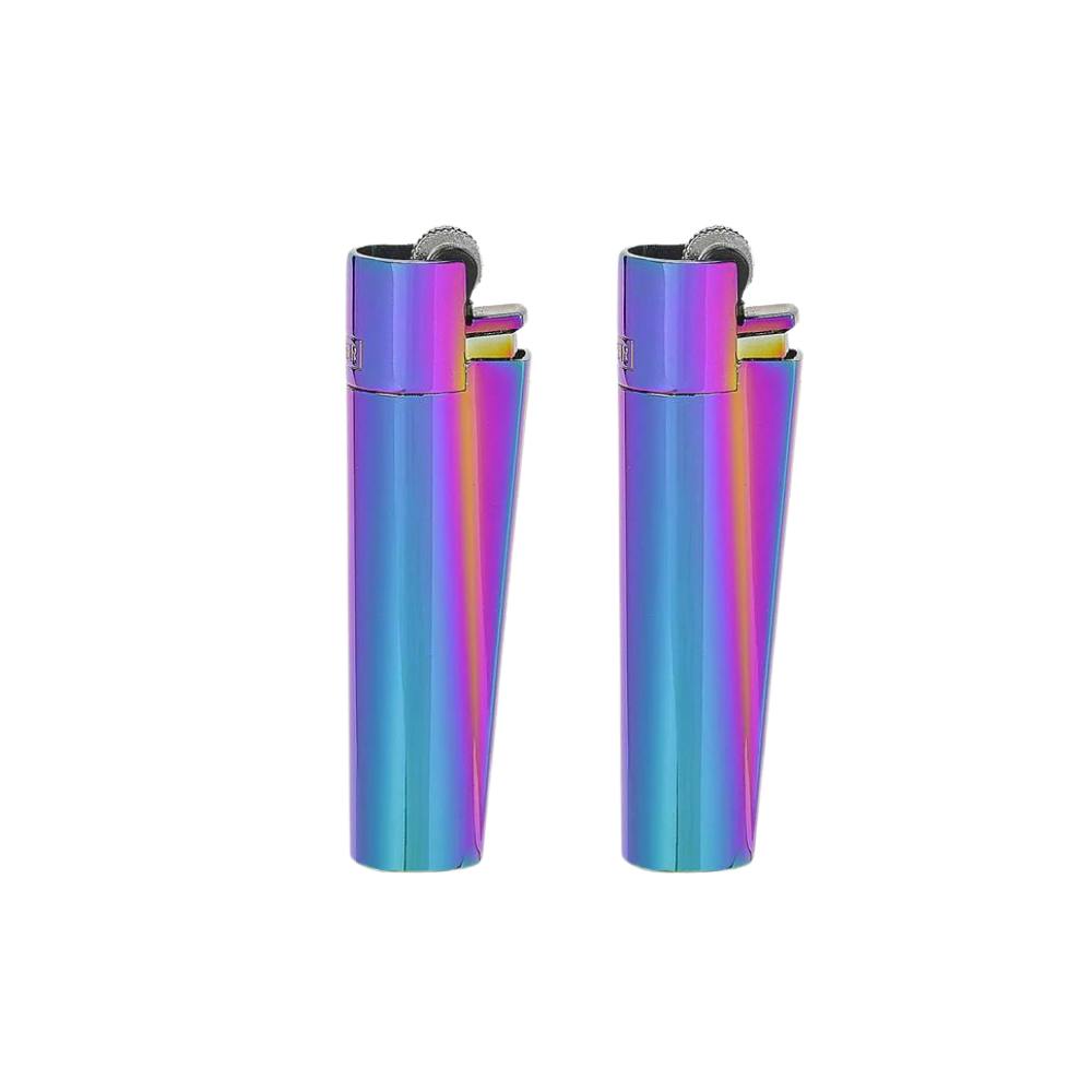 Clipper Lighters - Classic Large - Metal Series - Icy | Sessions Cannabis