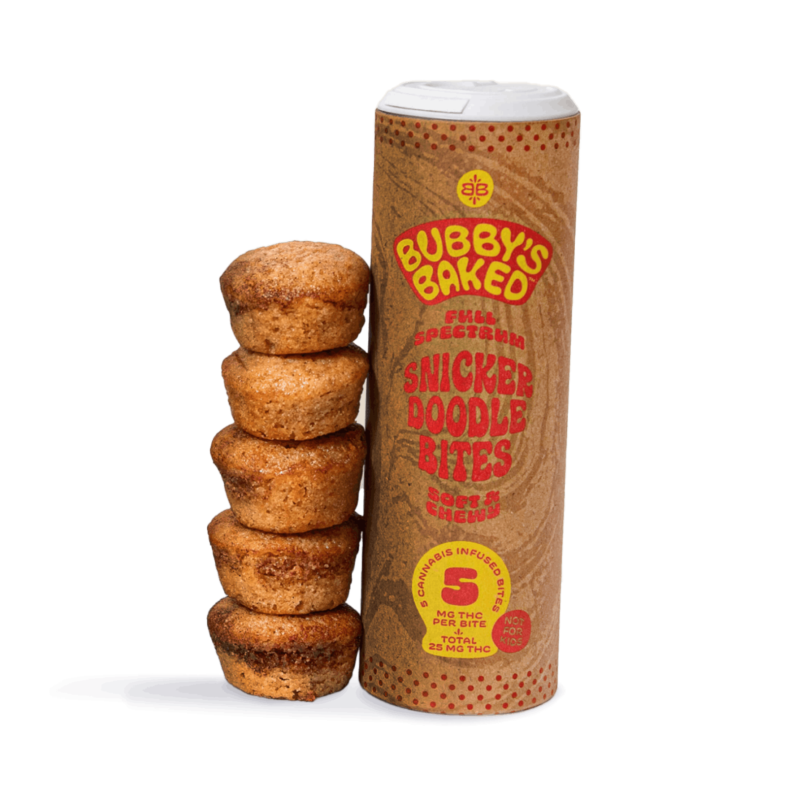 Bubby's Baked Snickerdoodle Bites 5-pack | 5mg ea. - 6 Brick's