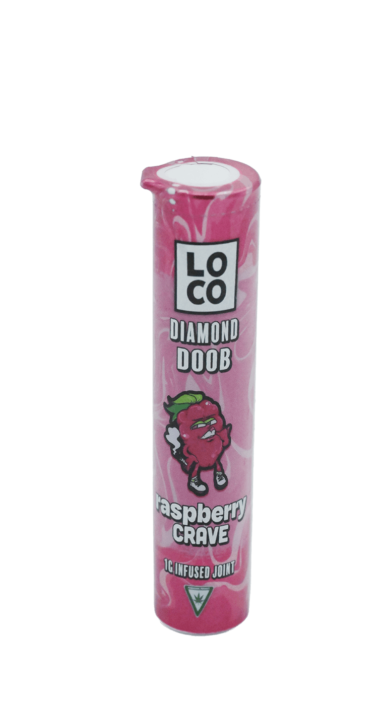LOCO | Raspberry Crave Infused Joint | 1g | Pre Rolls | New Standard