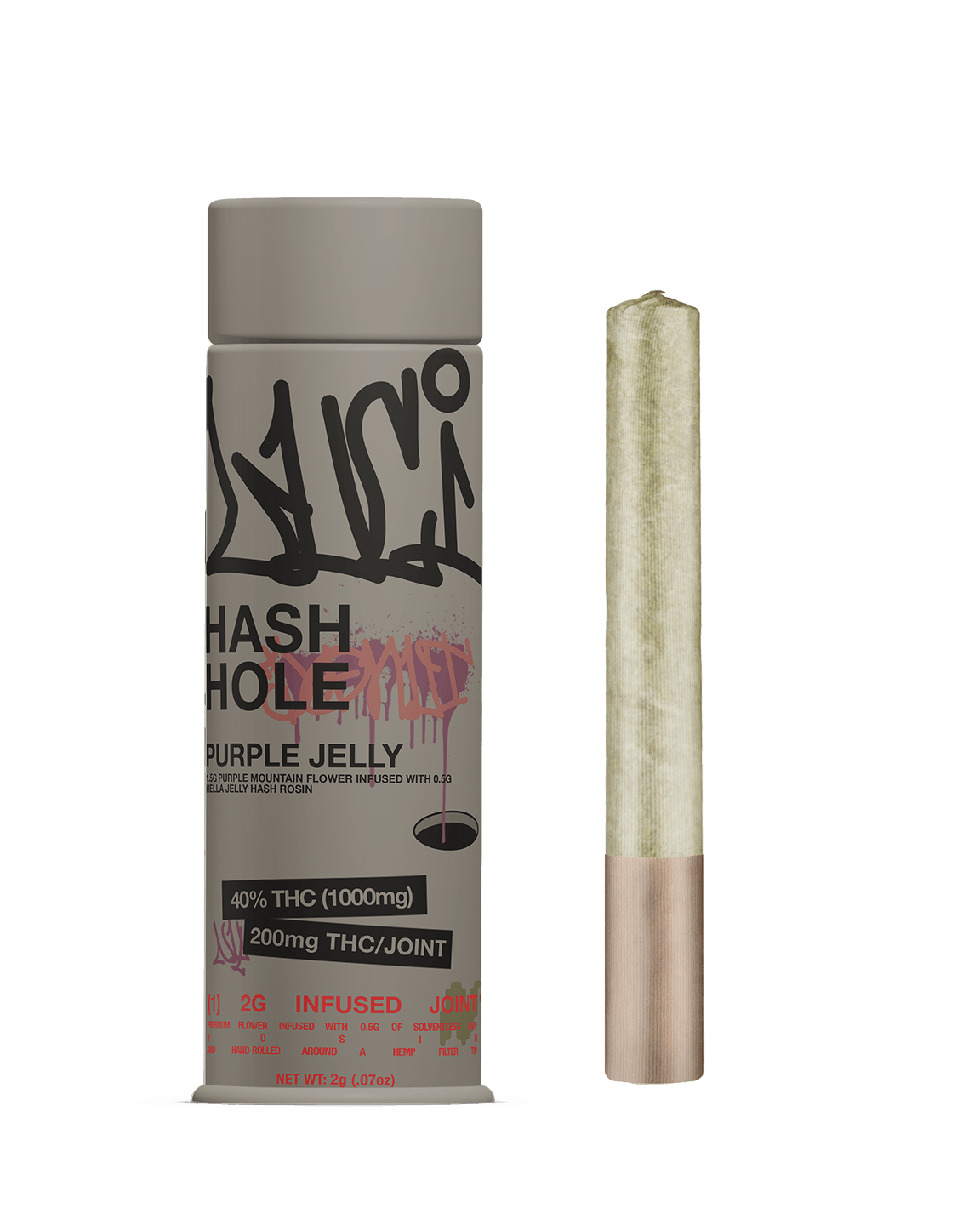 Luci Luci | Purple Jelly Hash Hole Hash Rosin Infused Pre-Roll - Doobie Luci Luci | Purple Jelly Hash Hole Hash Rosin Infused Pre-Roll - Doobie