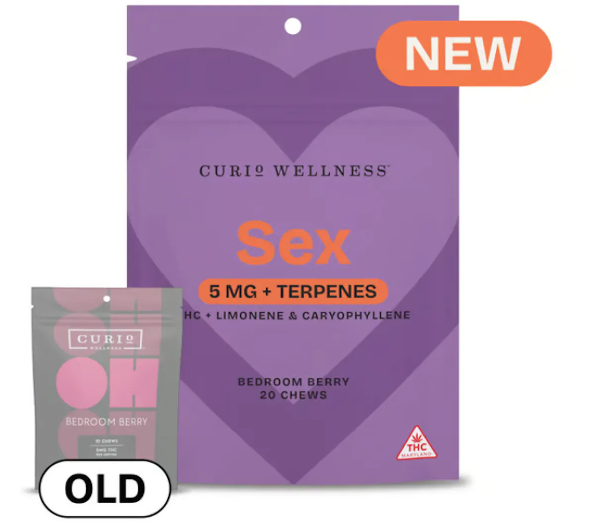 Curio Sex Bedroom Berry Gummies 100mg 20pk .1g Edibles | Curio Wellness