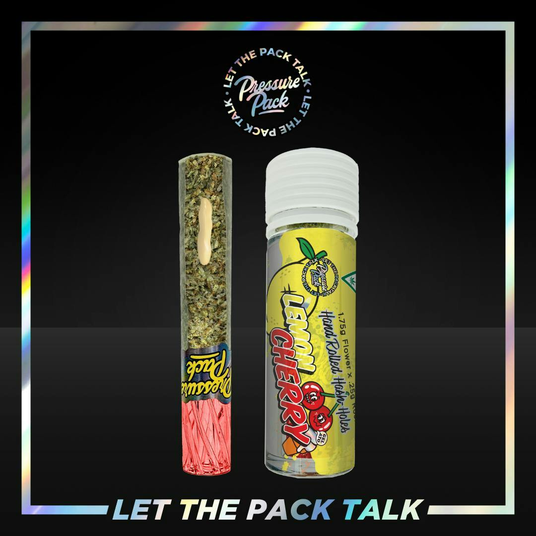 Pressure Pack Pressure Pack Hand Rolled Hash Hole | Lemon Cherry Gelato ...