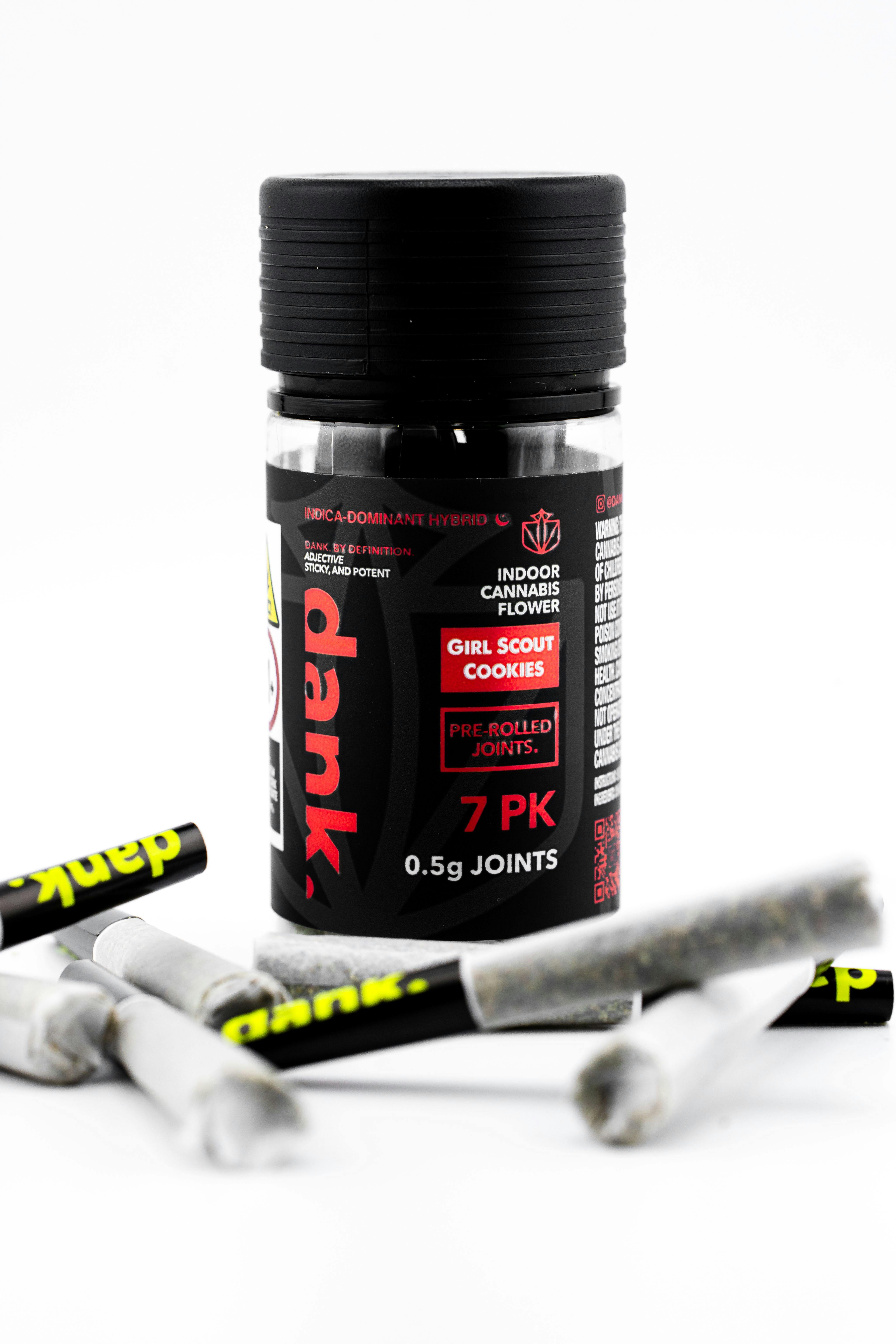 Dank Girl Scout Cookies Preroll .5g 7pk - Sacred Bloom | Cannabis ...