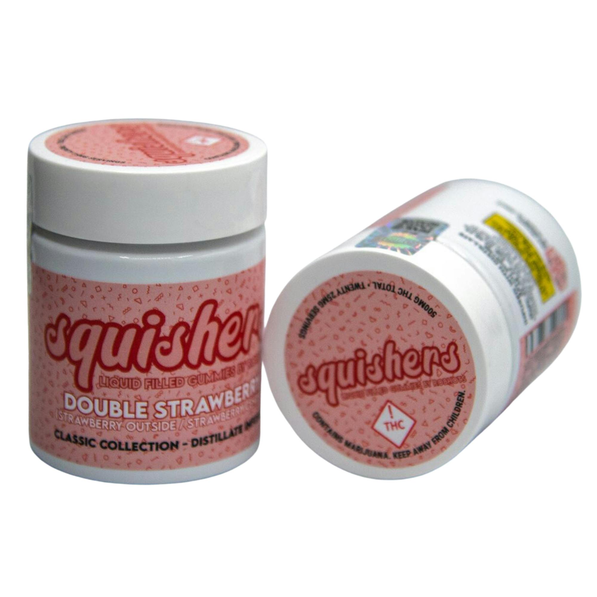 Robhots Double Strawberry Squishers Gummy | Native Roots Cannabis