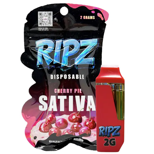 Ripz Cherry Pie Disposable Vape Rec - Exclusive Cannabis Michigan