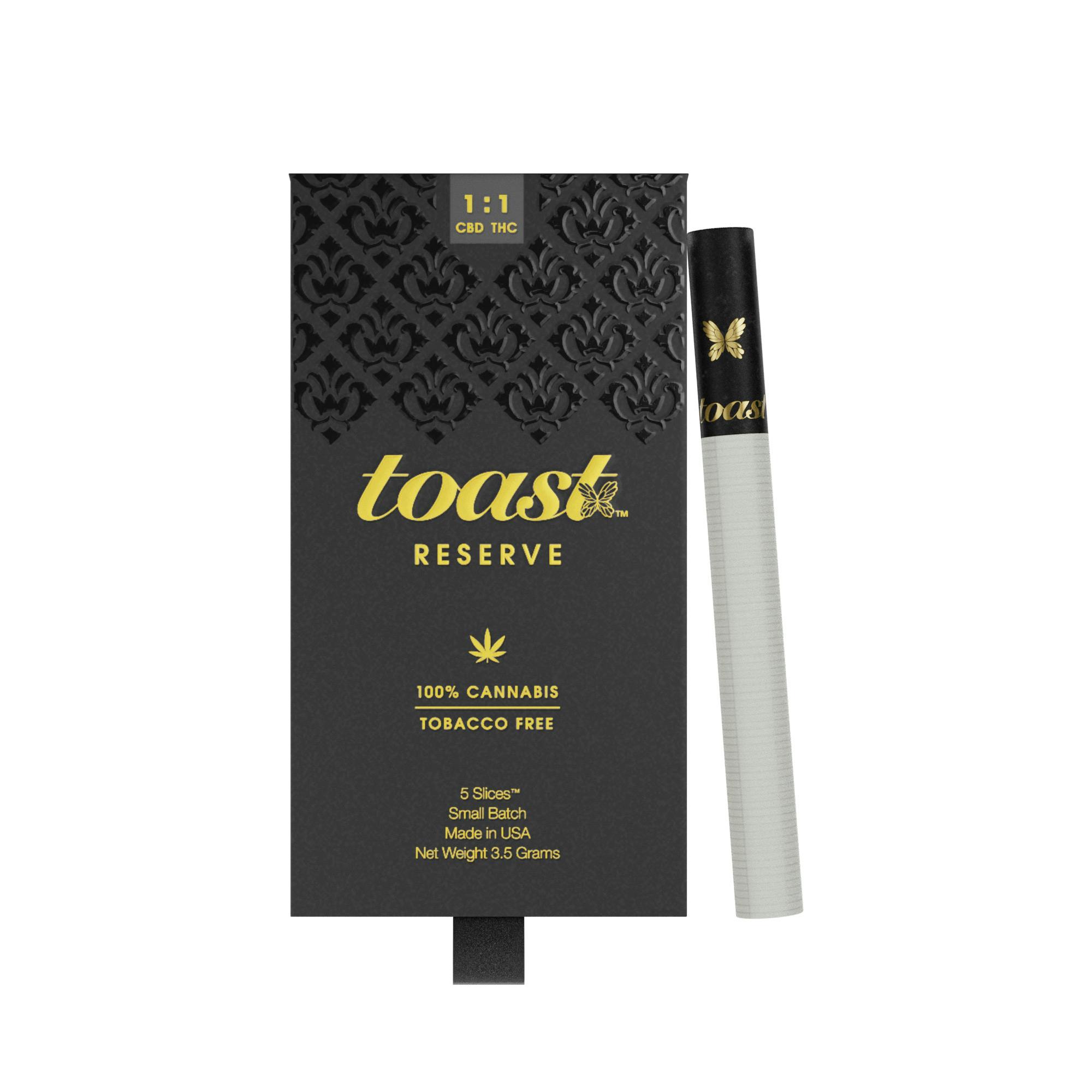 Toast Reserve Slices | 1:1 CBD:THC | 5pk Cannabis for Sale NYC - The ...