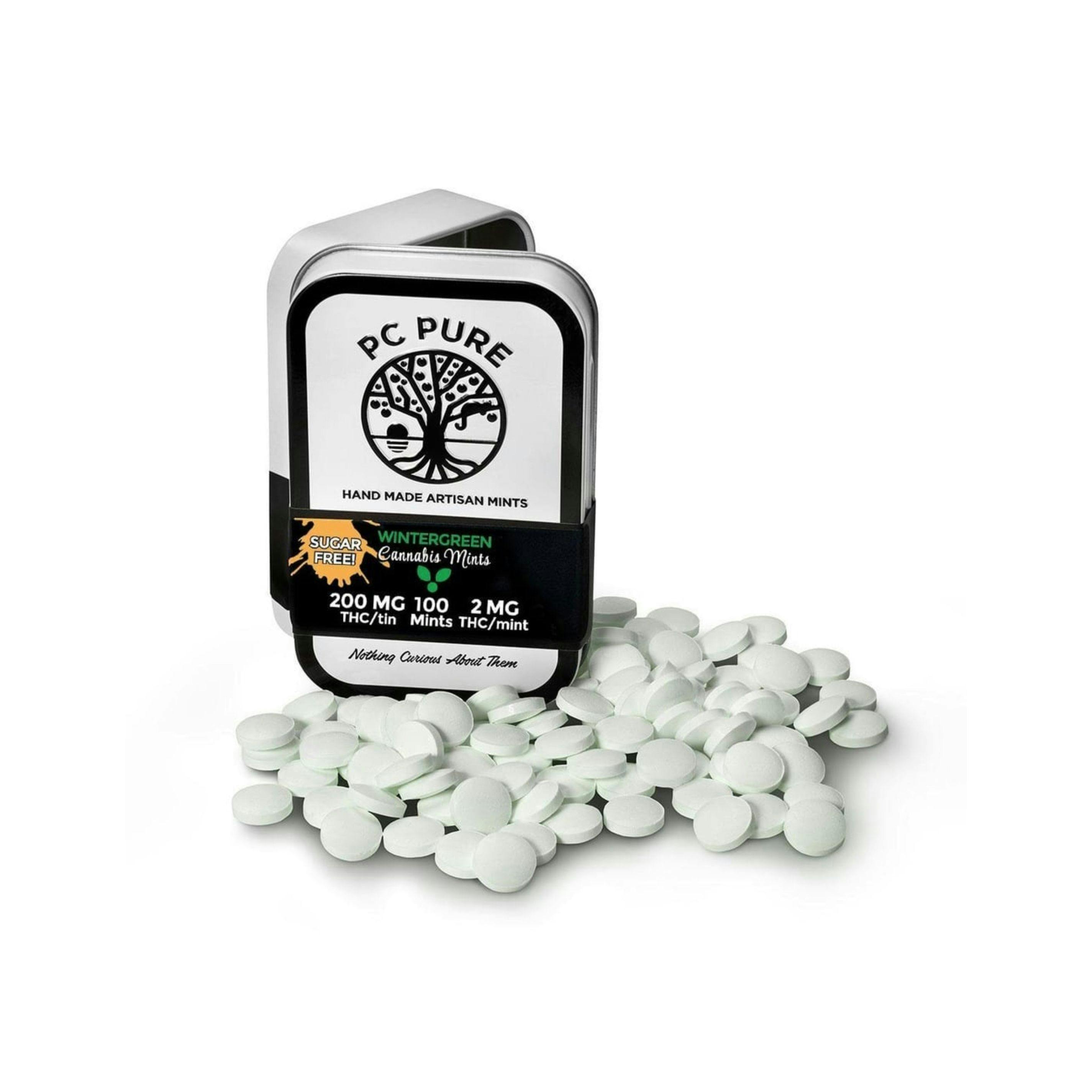 PC PURE | Edible | Wintergreen Mints | 200mg