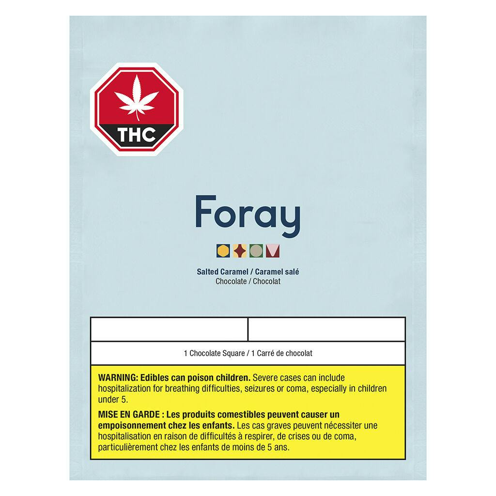 Foray - Salted Caramel Chocolate Square - 1 Pack | Sessions Cannabis