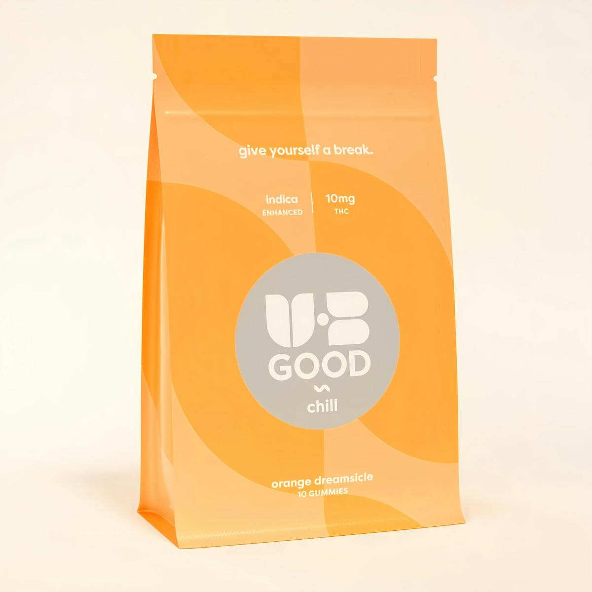 Orange Dreamsicle Gummies 100mg | 10pk 10pk Edibles | UB Good