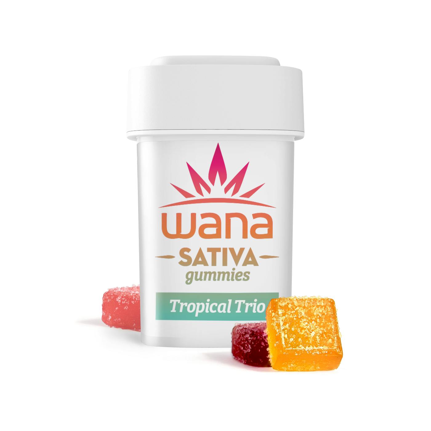 Shop Wana Classic Assorted Tropical Trio Sativa Gummies [20-Pack ...