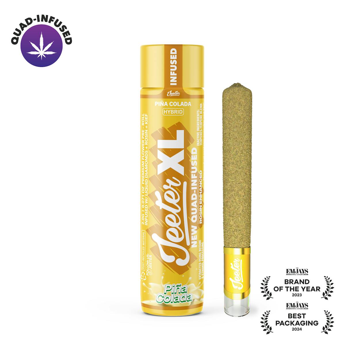 Jeeter Pink Lemon Infused W/ Liquid Diamonds, Rosin, Dusted In Kief ...