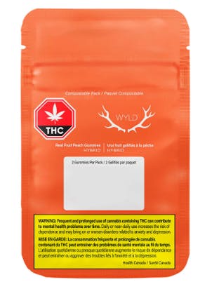 Wyld - Real Fruit Peach Gummies 5:1 CBD:THC - 2 Pack | Sessions Cannabis