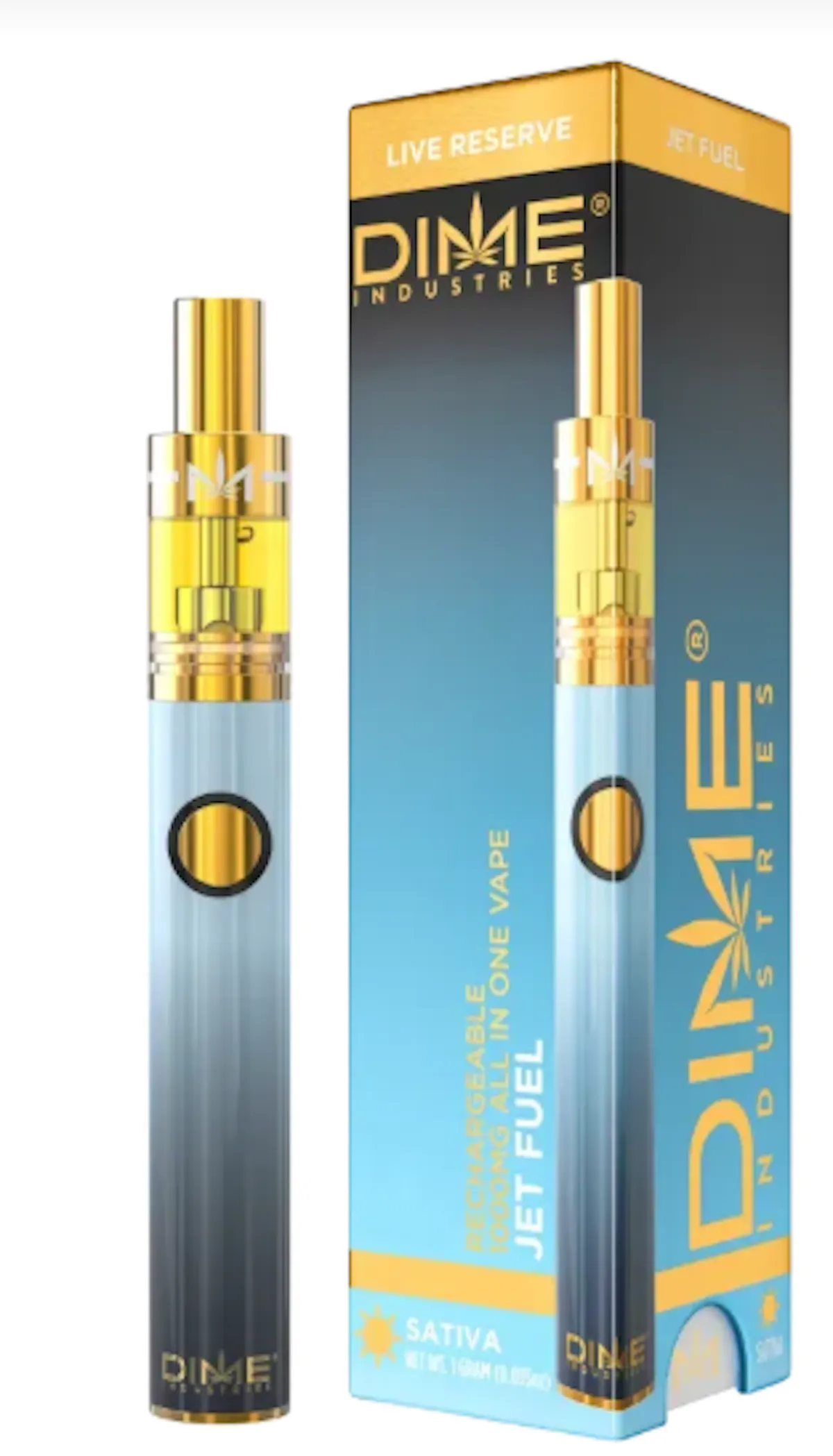 Dime Jet Fuel 1g Disposable 1g Vaporizers | Dime Industries