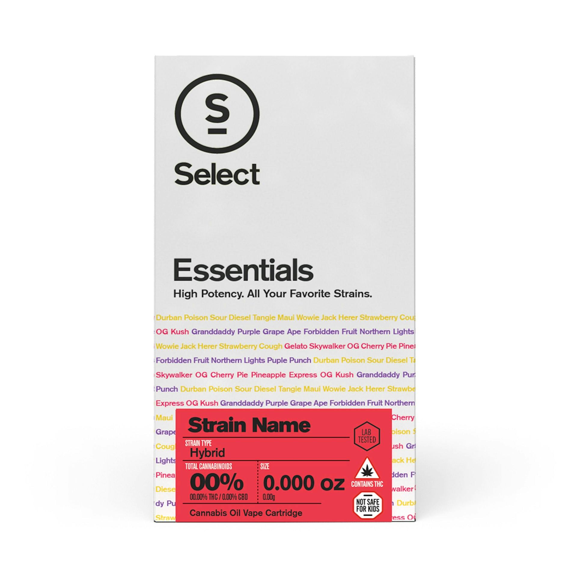 Select Essentials Forbidden Fruit Vape Cartridge