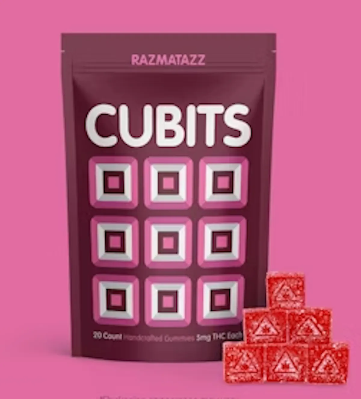 Cubits Razmatazz Gummies 20pk .1g Edibles | cubits