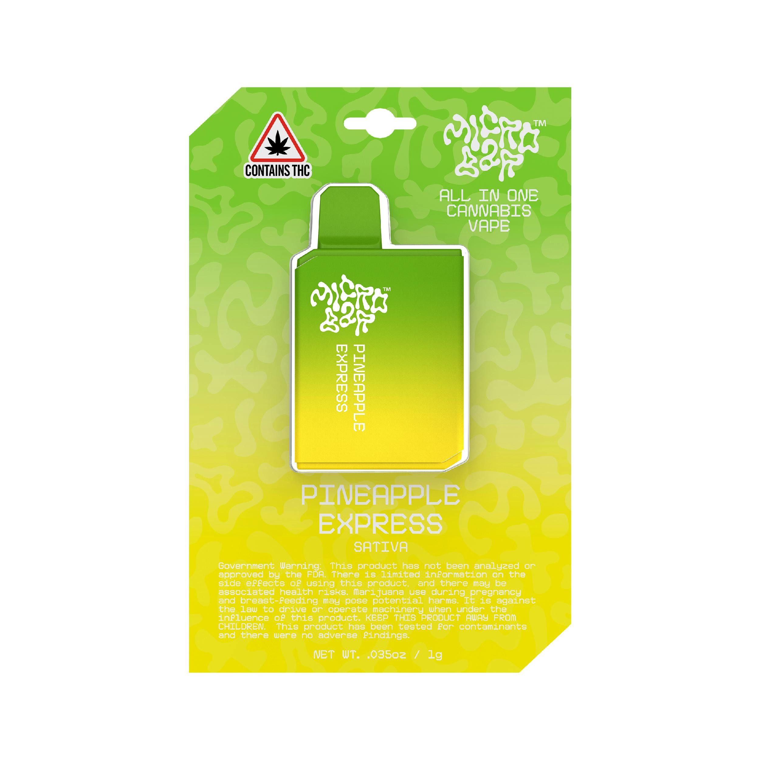 Microbar Disposabel Vape 1g – Pineapple Express 1g Vaporizers | Micro Bar