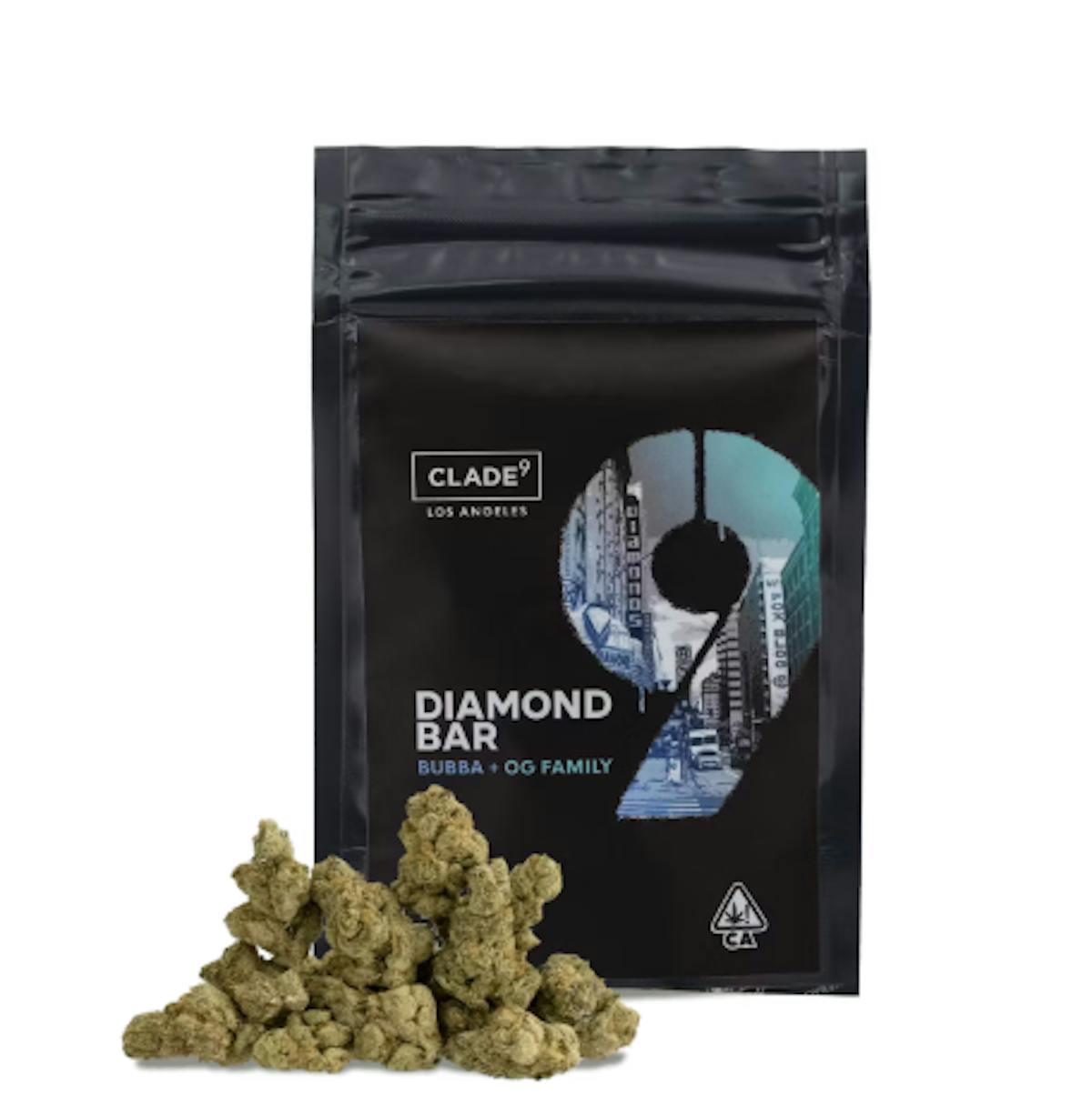 Clade9 Diamond Bar 7g 1/4oz Flower | Clade9