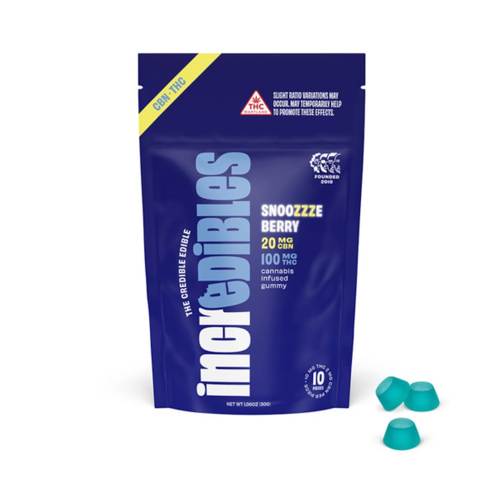 Incredibles (Green Thumb) Snoozzzeberry 5:1 | Soft Lozenges [10pk x ...