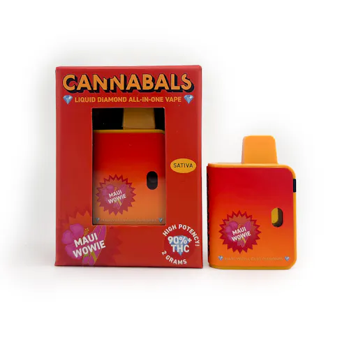 Cannabals | Maui Wowie ~ Sativa Liquid Diamond All-in-one Vape | Just ... Cannabals | Maui Wowie ~ Sativa Liquid Diamond All-in-one Vape | Just ...