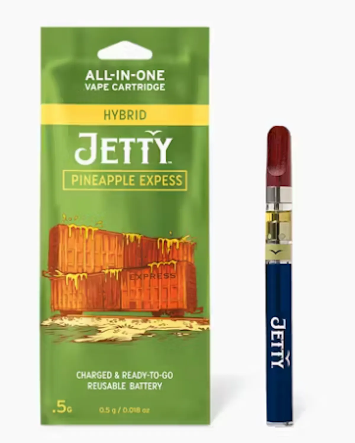 Jetty Pineapple Express 0.5g Disposable .5g Vaporizers | Jetty Extracts