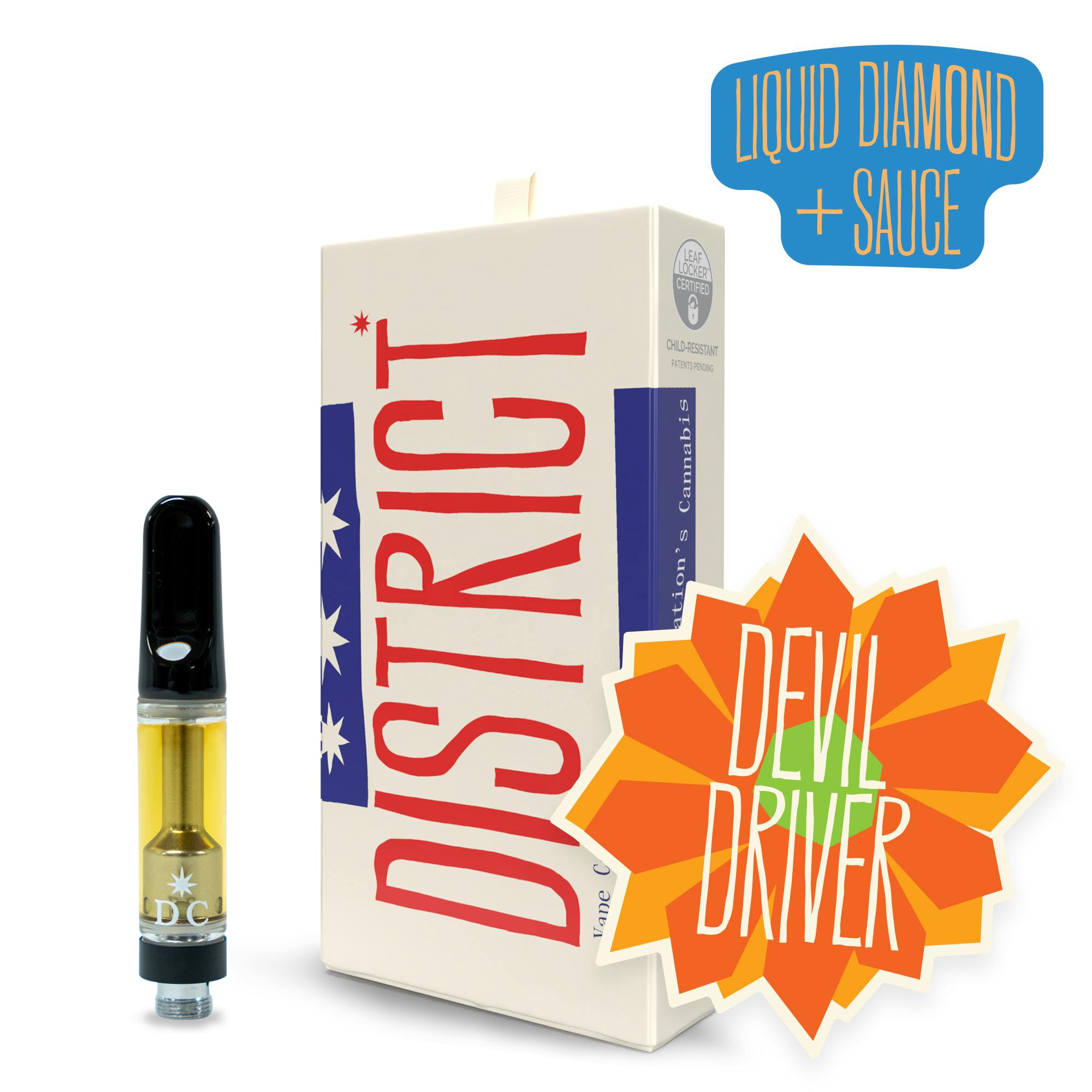 Shop District Cannabis Devil Driver Liquid Diamonds and Sauce Vape ...