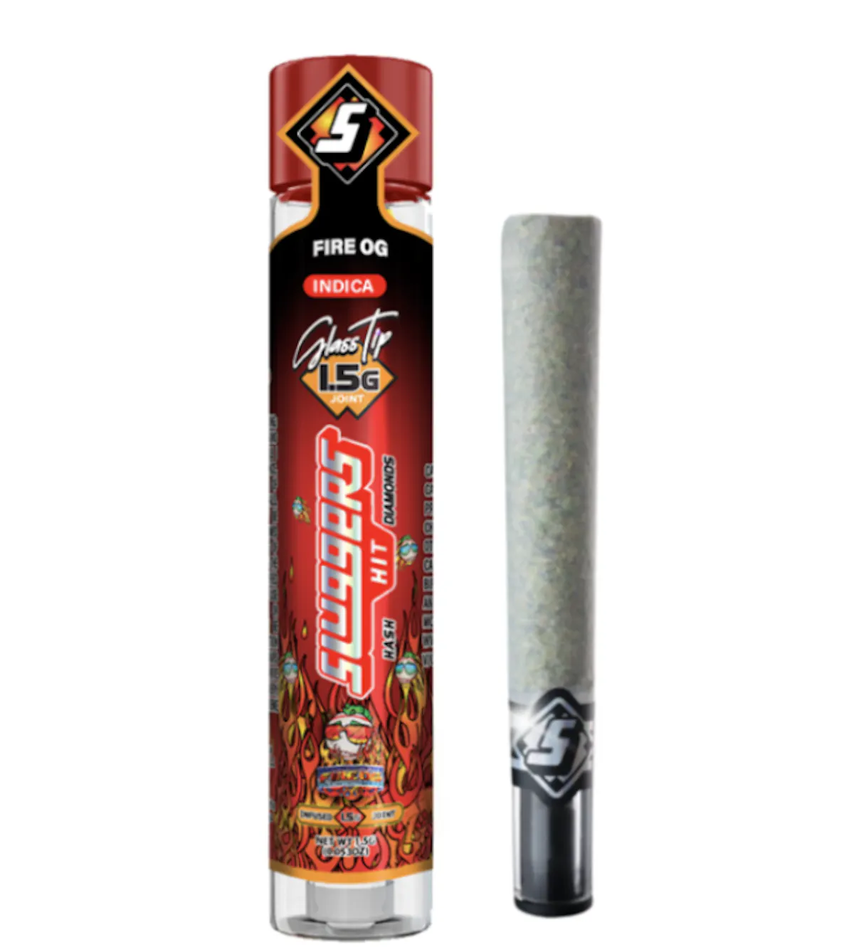 Sluggers Fire OG Diamond Infused Preroll 1.5g Pre-rolls | Sluggers Hit