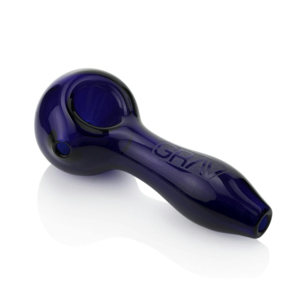 GRAV Classic Spoon 4" Hand Pipe - Blue | Bloom Brothers