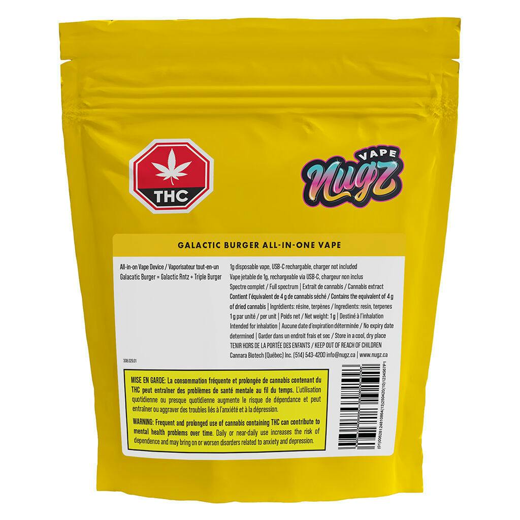 Nugz Vape - Galactic Burger Resin AIO | Sessions Cannabis