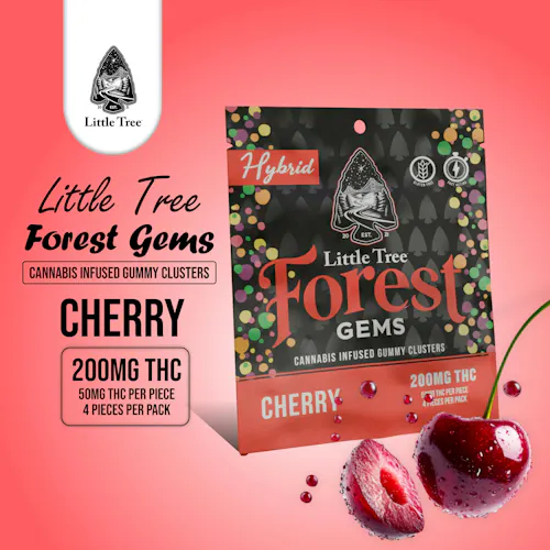 Little Tree | Cherry Forest Gems 200mg | North Coast Provisions
