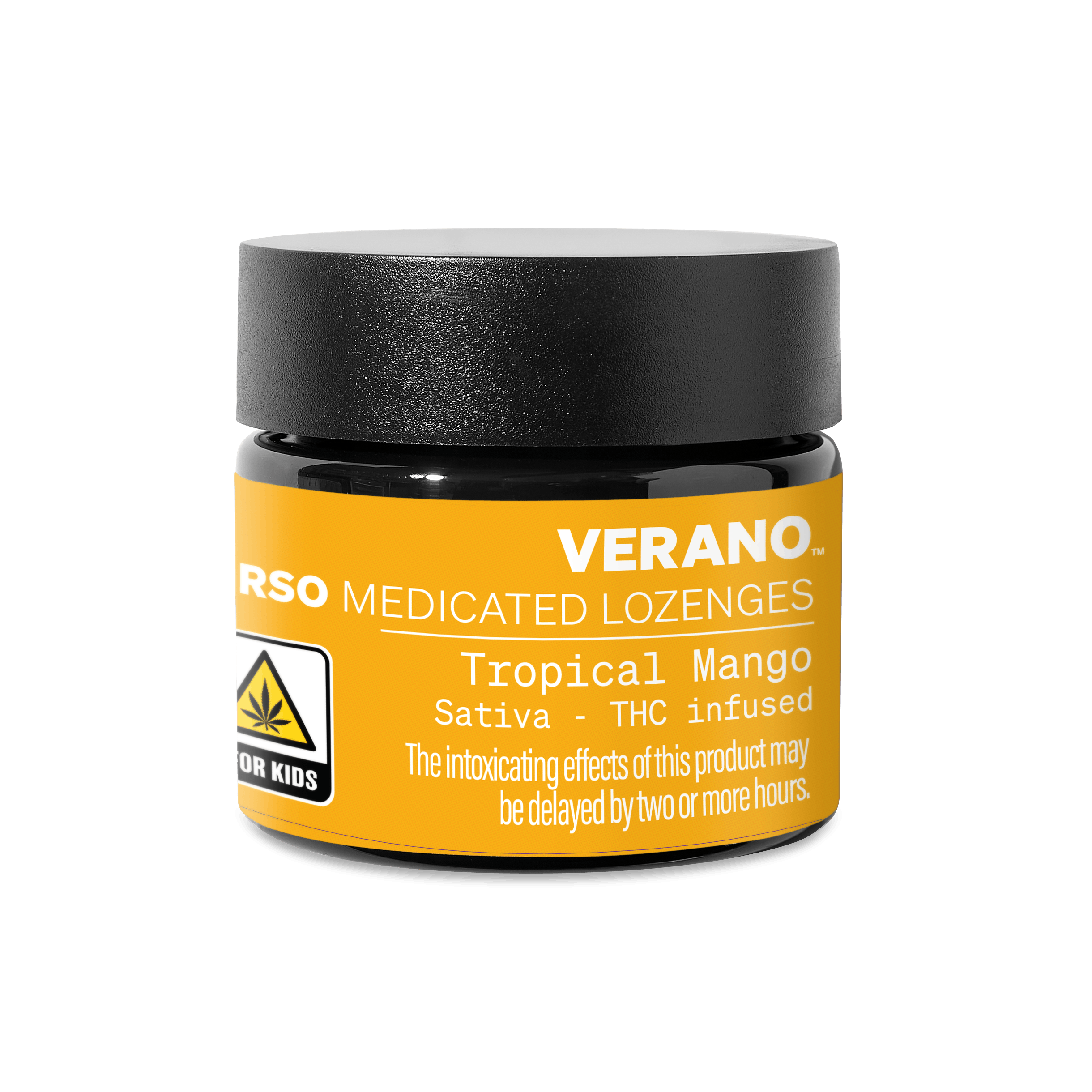 Tropical Mango RSO Lozenges 10pk (10mg THC each) - Hello High Dispensary