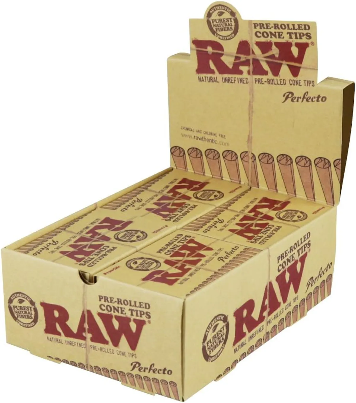 Raw Perfecto Pre Roll Cone Tips 100ct - ZenZest - Raw Perfecto Pre Roll ...