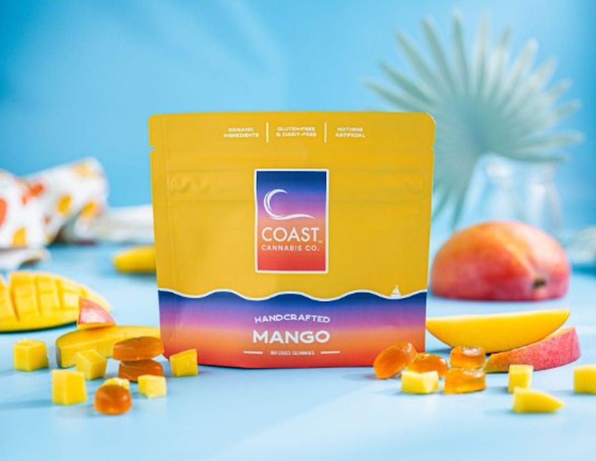 Coast Mango Gummies 100mg 20pk - Stories Cannabis - Coast Mango Gummies ...