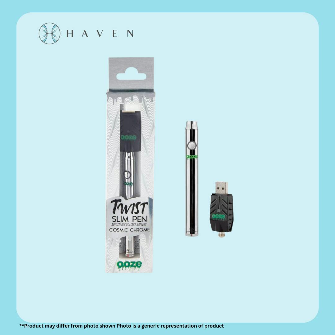 Ooze Cosmic Chrome 5/10 Thread Battery w/ Charger - Haven