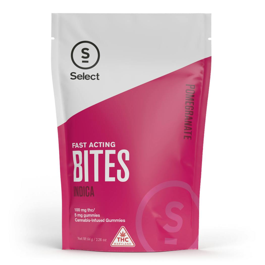 Pomegranate Indica Nano Bites 20-Pack | 100mg