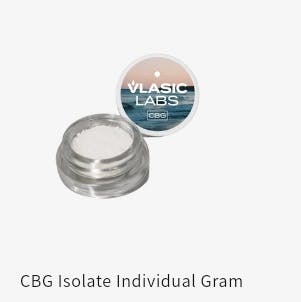 CBG Isolate | 1g 1g CBD | Vlasic Labs